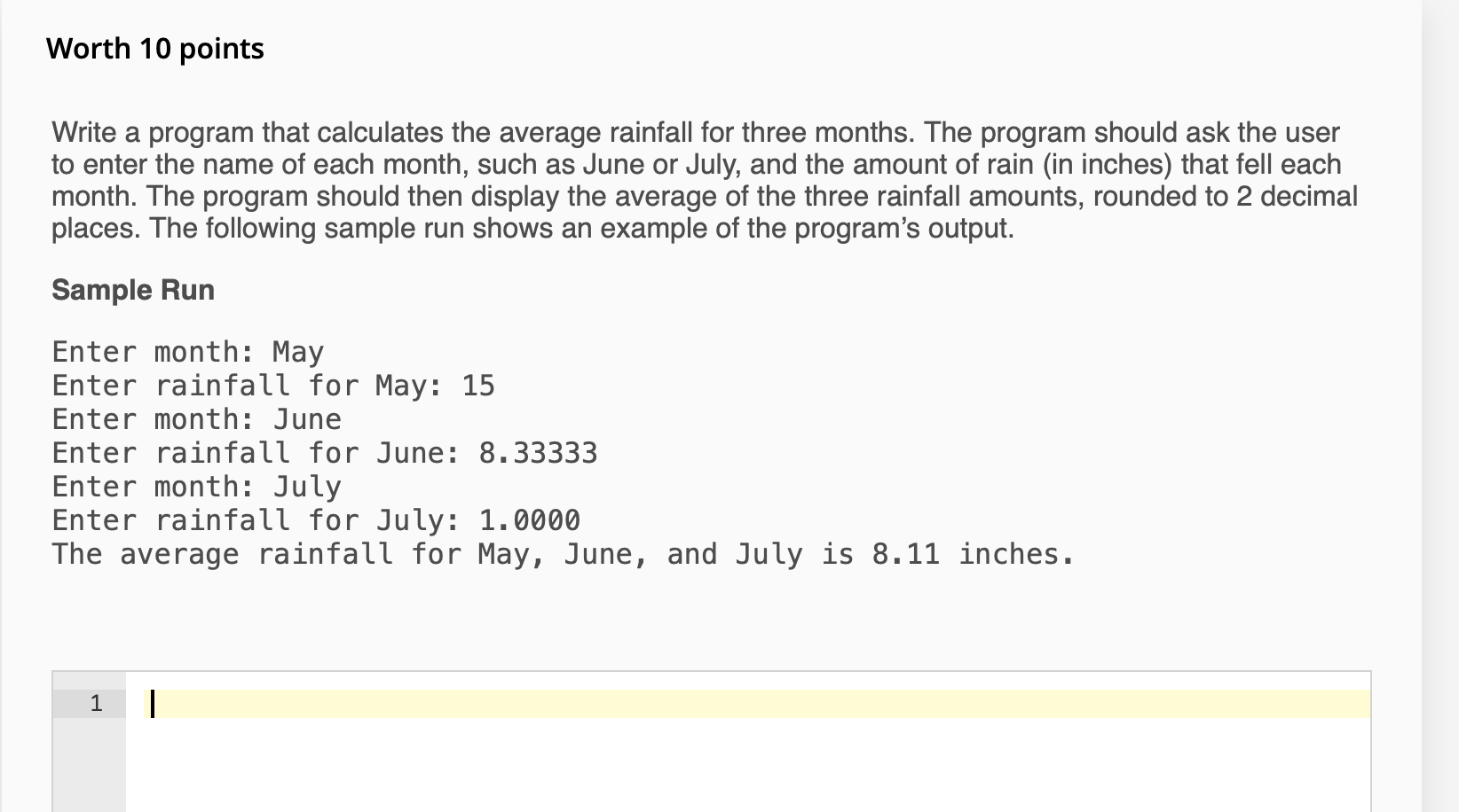 Solved Worth 10 Points Write A Program That Calculates The 3780