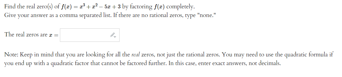Solved Find the real zero(s) of f(x)=x4+x3−18x2+2x−40 by | Chegg.com