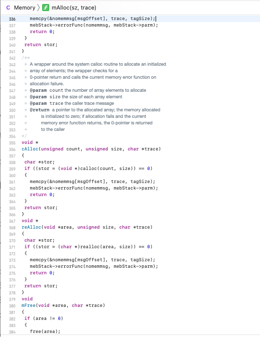 The attached files, Memory.c, Memory.h, and MemLeak.h | Chegg.com