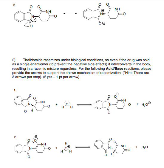 Solved -ΝΗ (R) -ΝΗ N((S) Thalidomide Part 1: Background | Chegg.com