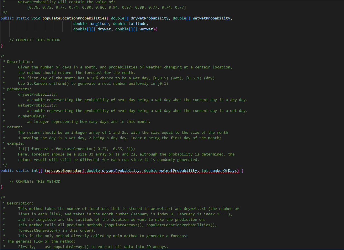 Solved Please use java language and do not change any names. | Chegg.com