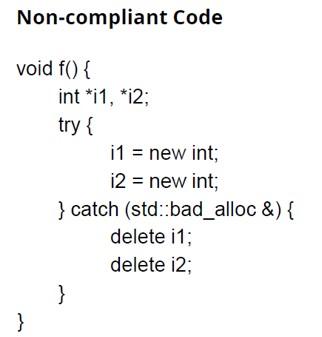 Solved Non-compliant Code | Chegg.com