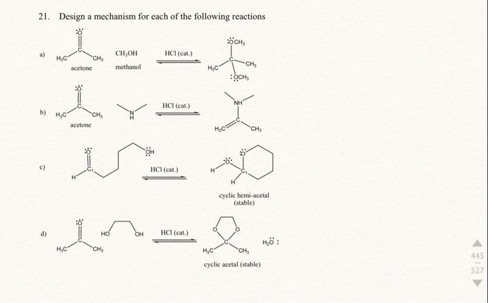 Solved 21. Design a mechanism for each of the following | Chegg.com