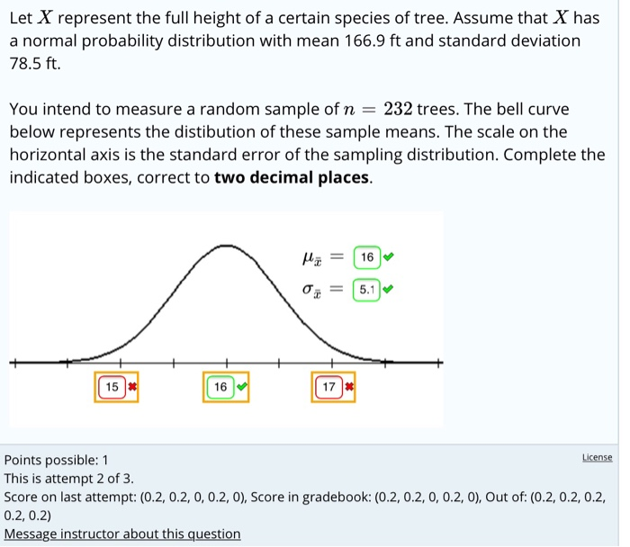 Solved Let X represent the full height of a certain species | Chegg.com