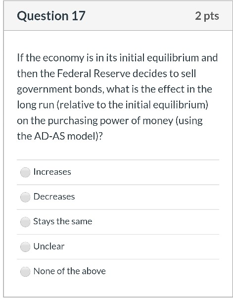 Solved Question 5 2 pts Suppose the US is importing | Chegg.com