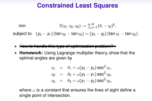 Solved Constrained Least Squares min (h, 2, 13) 02, subject | Chegg.com