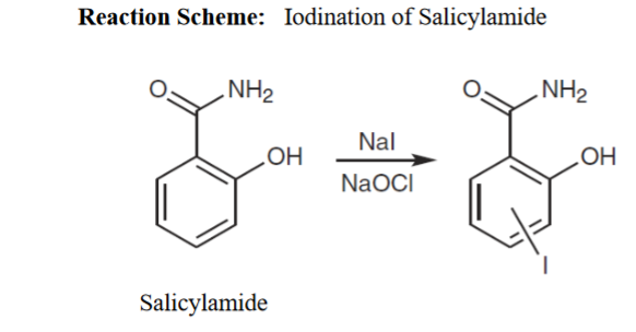 Solved Iodination of Salicylamide | Chegg.com