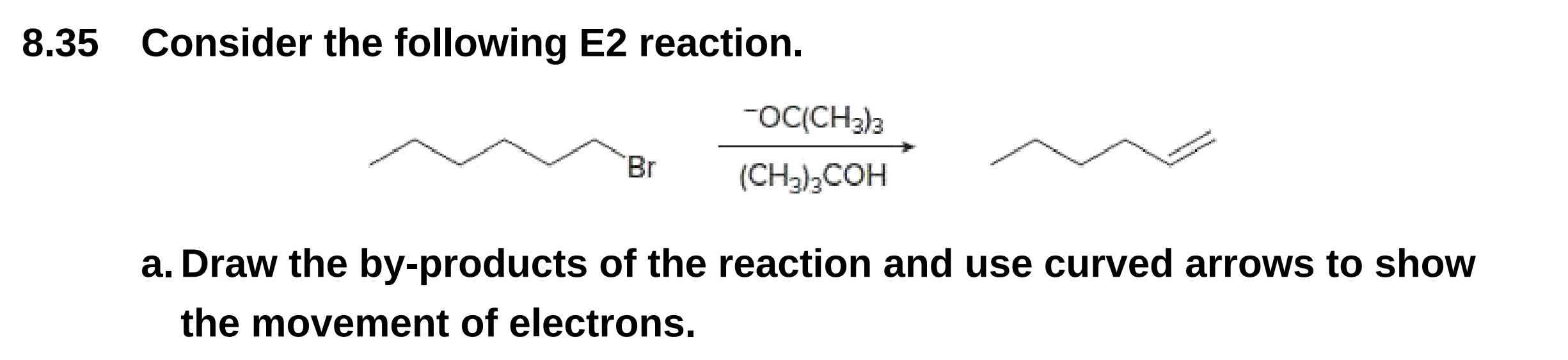 Solved 8.35 ﻿Consider the following E2 ﻿reaction.a. ﻿Draw | Chegg.com
