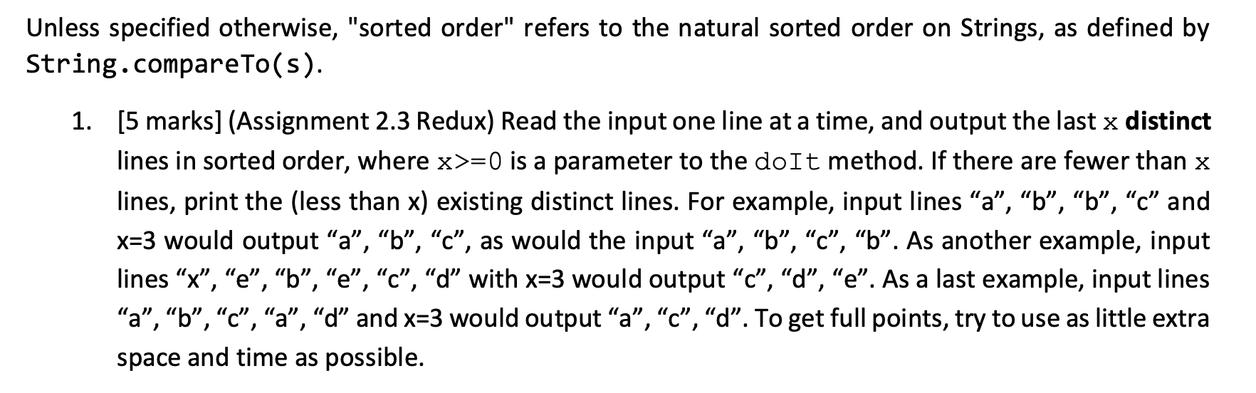 Solved public class Part1 { /** * Your code | Chegg.com