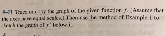 Solved 4-11 Trace or copy the graph of the given function f. | Chegg.com
