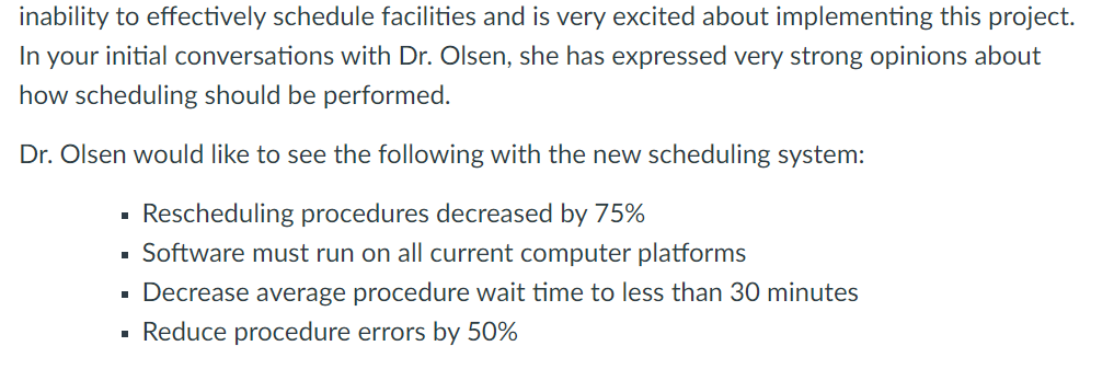 Solved Hospital Project Case Study You are a project manager | Chegg.com
