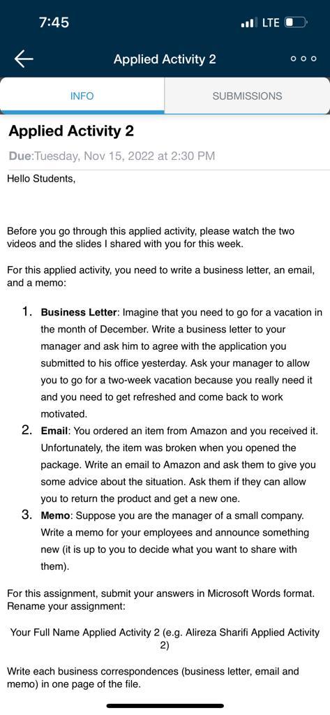 Solved Hello Students, Before you go through this applied | Chegg.com