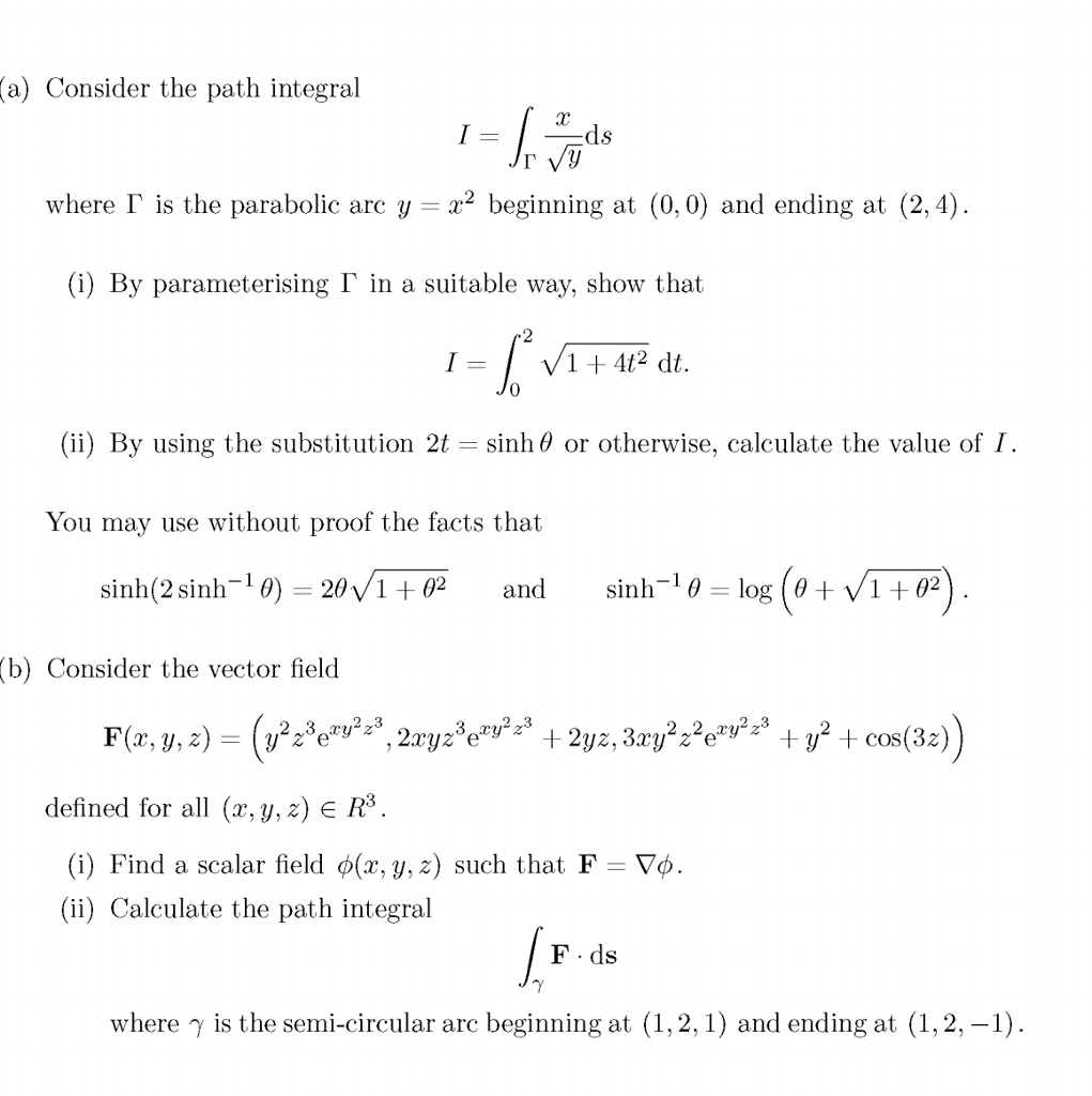 Solved (a) Consider the path integral where I, is the | Chegg.com