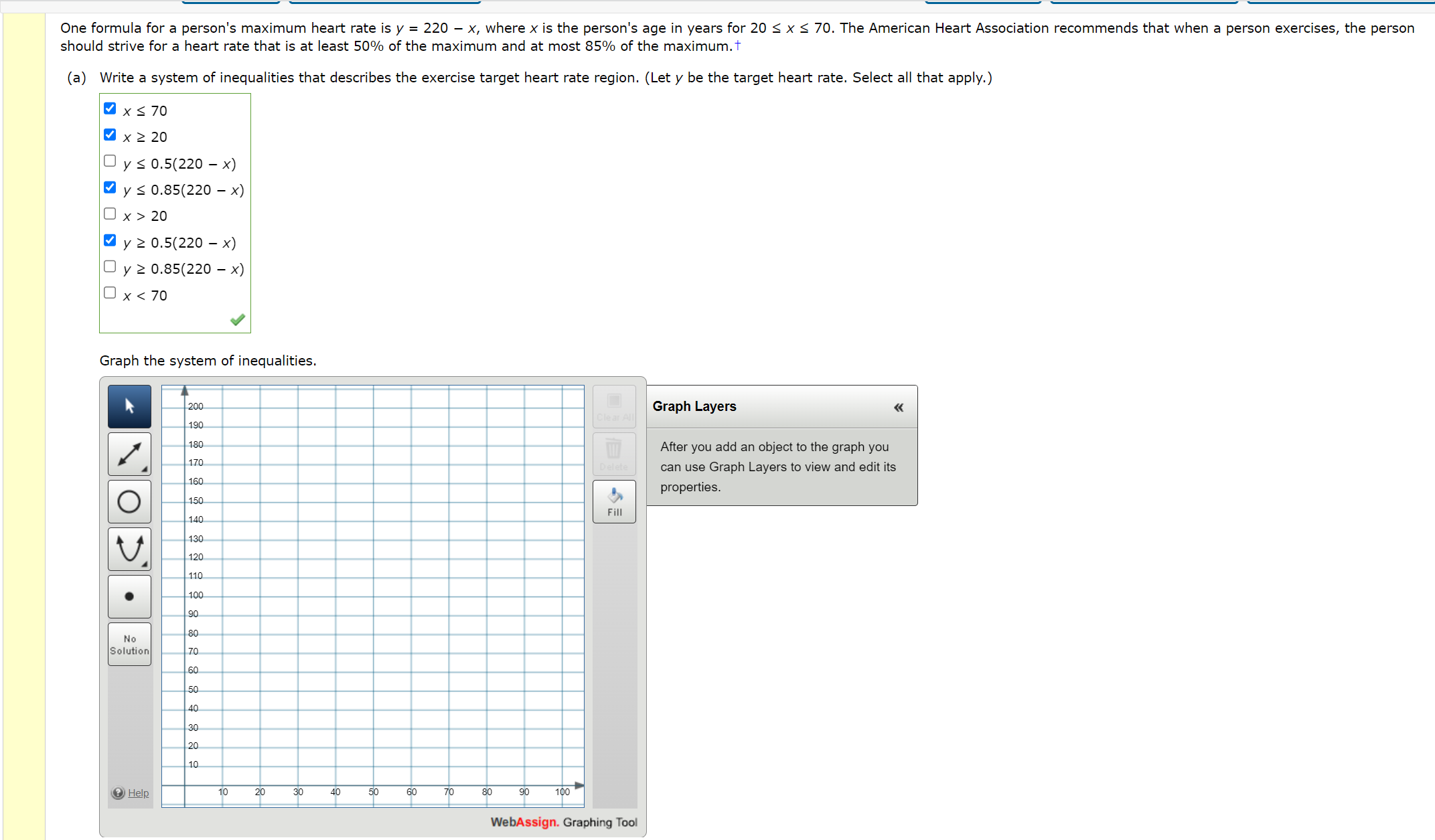 Solved should strive for a heart rate that is at least 50% | Chegg.com