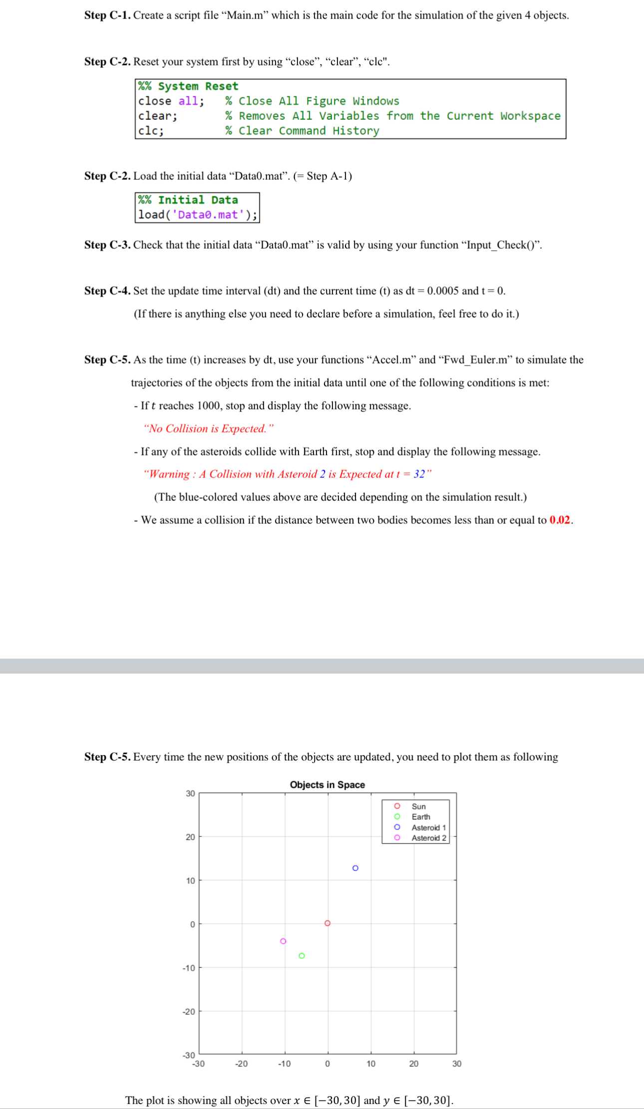 Solved 3 part C Create A Main Script For Simulation 0154