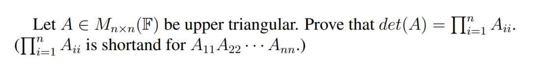 Solved Let A E Mnxn (F) be upper triangular. Prove that | Chegg.com