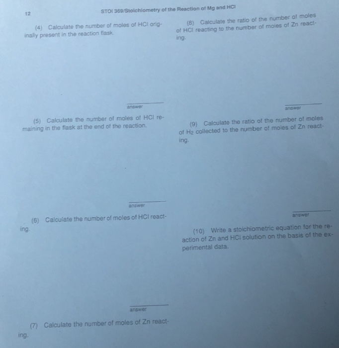 Pre-Laboratory Assignment 1. Read TECH 191, The Gas | Chegg.com