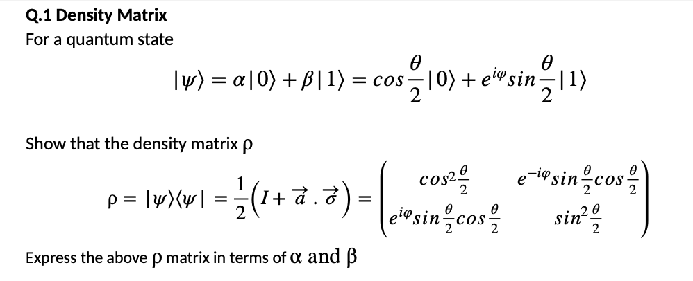 Density Matrix Quantum Why Does Qiskit's Density Matrix Output Obscure