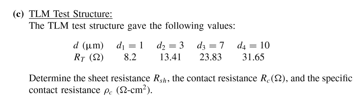 3.2 A portion of a semiconductor test structure is | Chegg.com