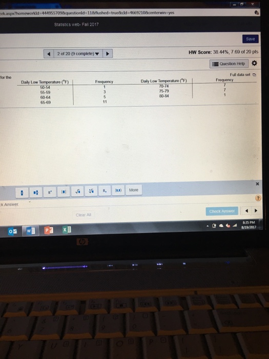 Solved Identify The Class Width Class Midpoints And Class 1242
