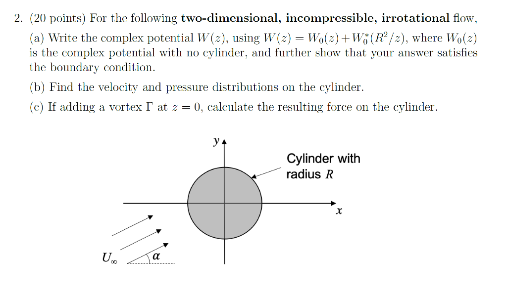 2. (20 points) For the following two-dimensional, | Chegg.com