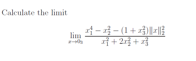 Solved Calculate the limit | Chegg.com