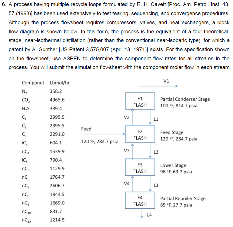 Chemical Engineering Problem! (Simulation and | Chegg.com