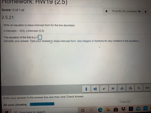 Solved Homework Hw19 2 5 Score 0 Of 1 Pt 14 Of 26 25