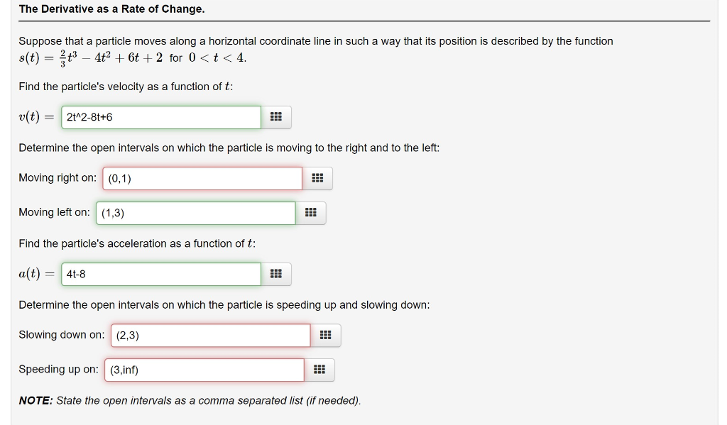 Solved The Derivative as a Rate of Change. Suppose that a | Chegg.com