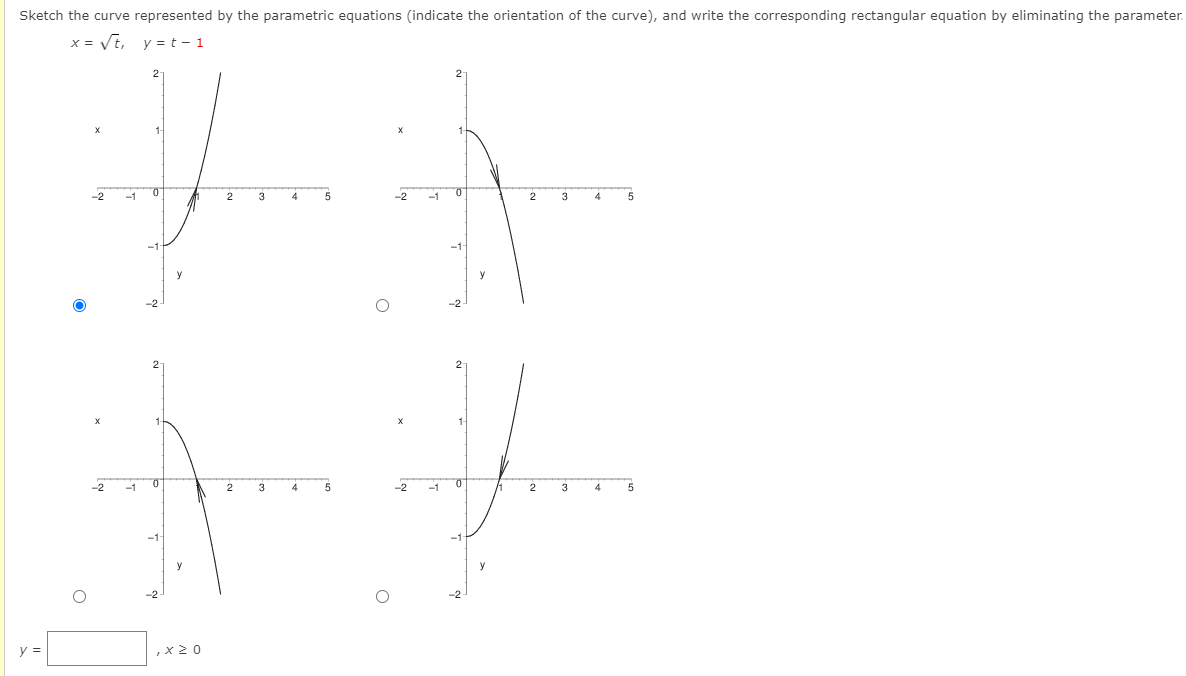 Solved Sketch The Curve Represented By The Parametric Chegg