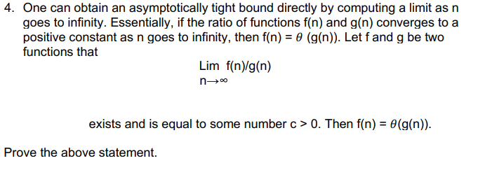 Solved 4. One can obtain an asymptotically tight bound | Chegg.com
