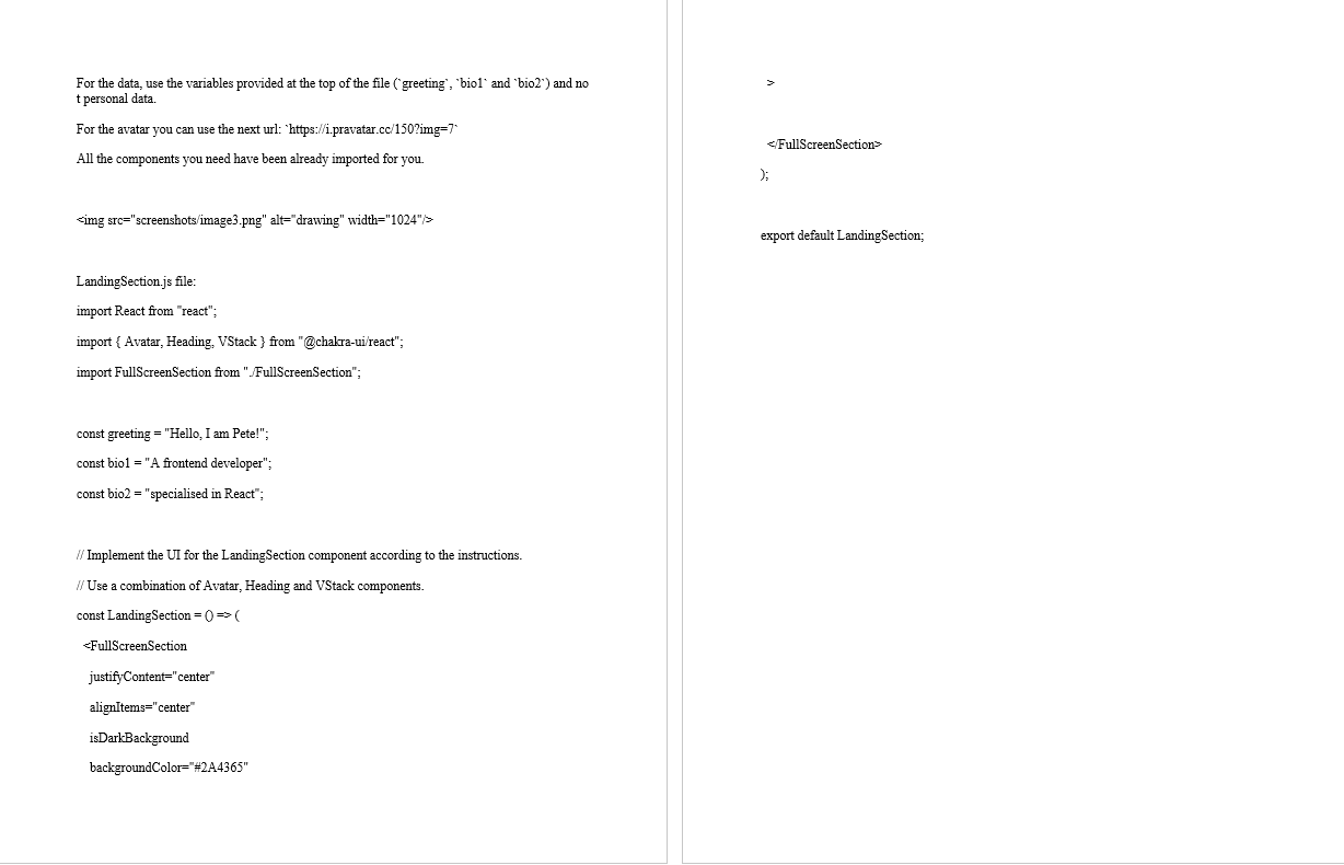 Solved In the first step for the Header.js file: The | Chegg.com