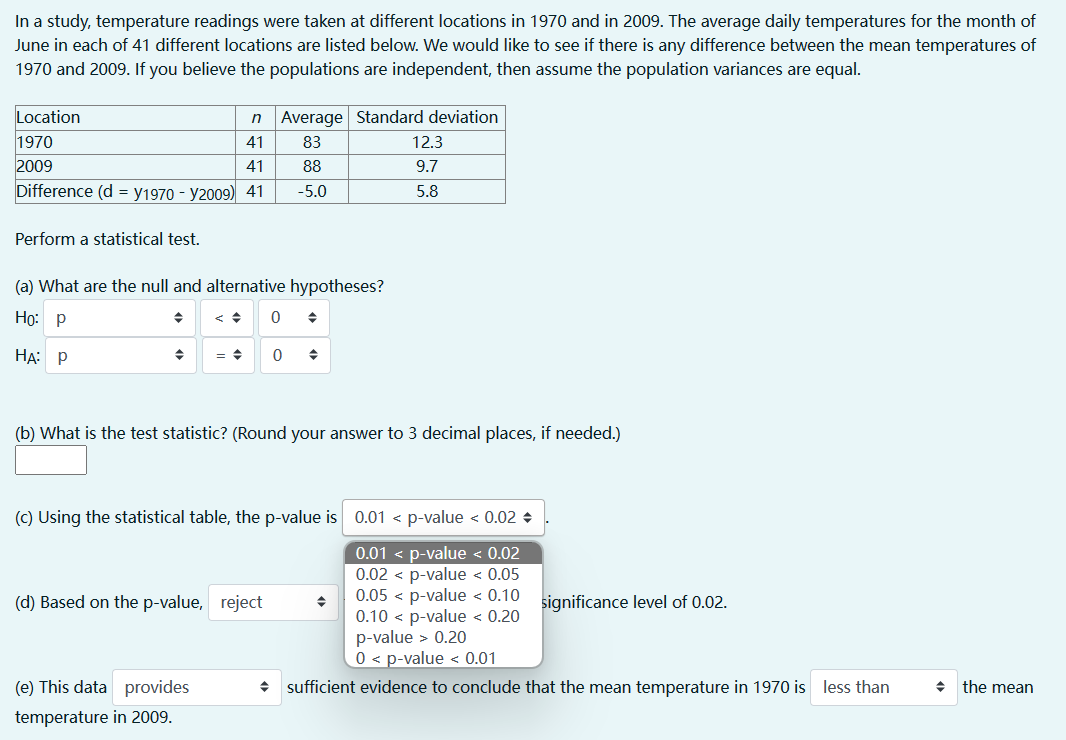 Solved In a study, temperature readings were taken at | Chegg.com