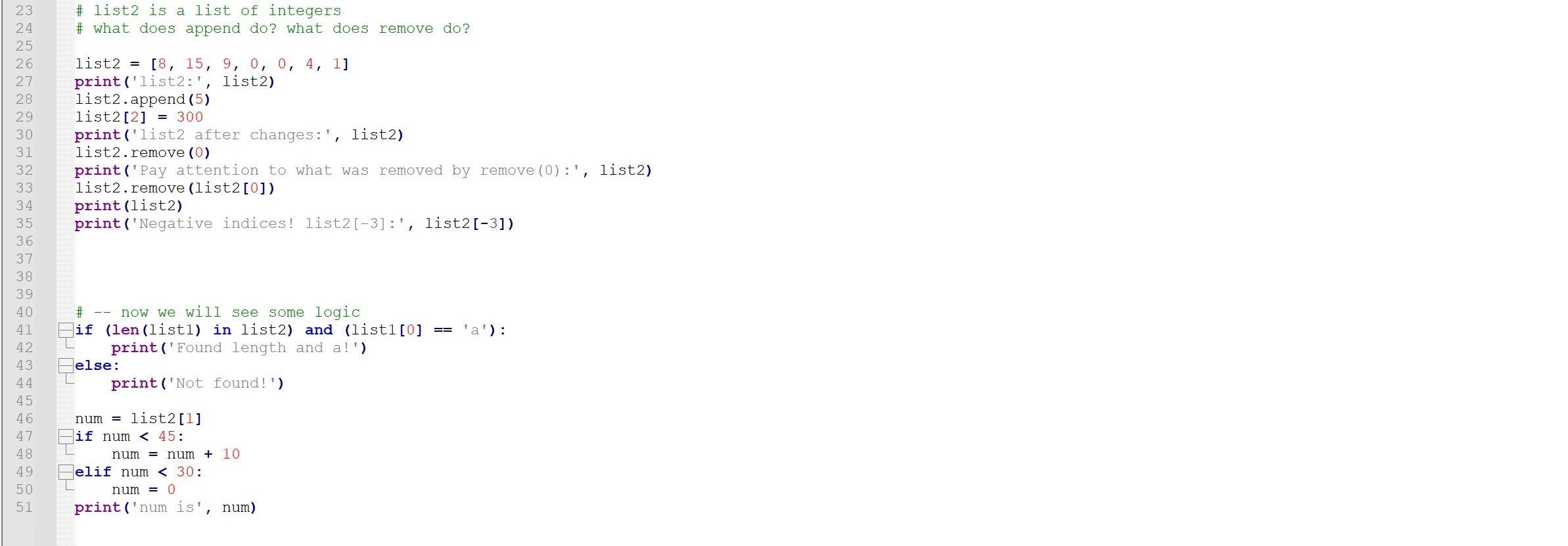 Solved 1a) How can you access a single element in a list or | Chegg.com