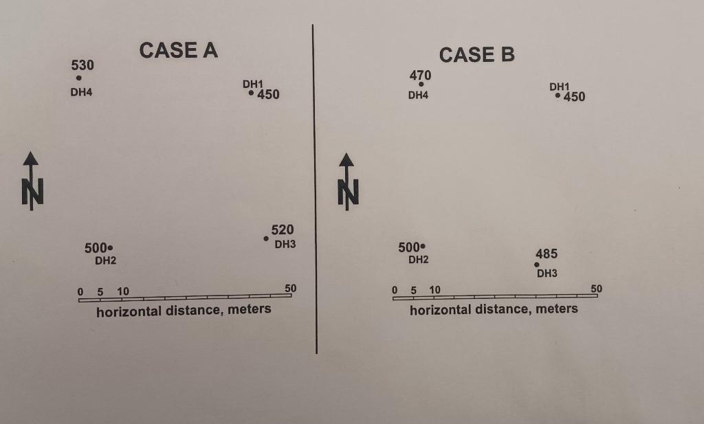 Solved 1. Three-point problems The two maps below show | Chegg.com