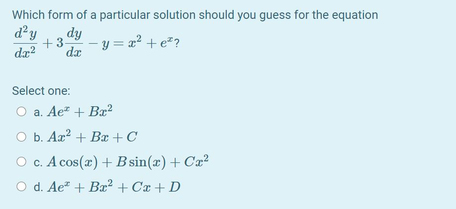 Solved What is the general solution of the constant | Chegg.com