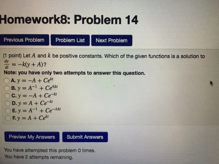 Solved Homework8: Problem 14 Previous Problem Problem List | Chegg.com