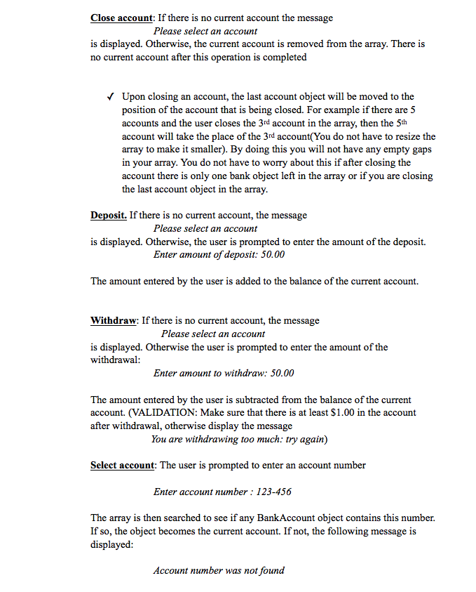 Solved IN JAVA! I WILL ONLY RATE THUMBS UP IF YOU USE THE | Chegg.com