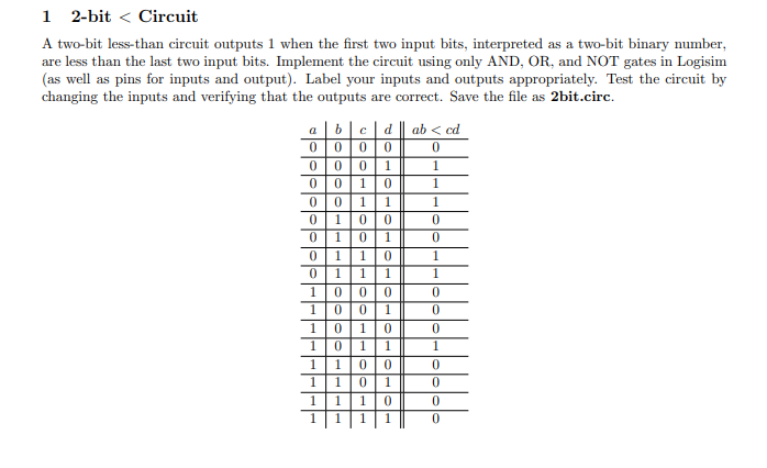 Solved 0 1 1 1 2-bit