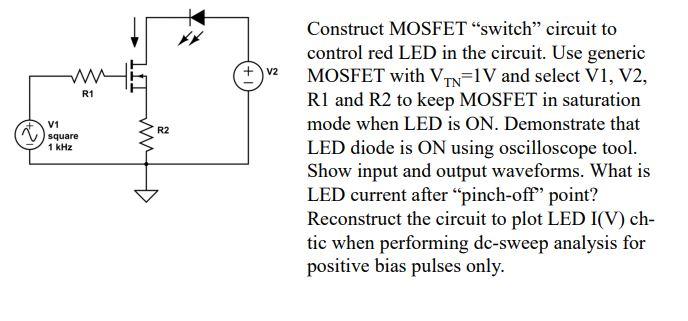 Solved Equivalent Circuit Using The 2N7000 Power MOSFET As, 52% OFF Solved Equivalent Circuit Using The 2N7000 Power MOSFET As, 52% OFF