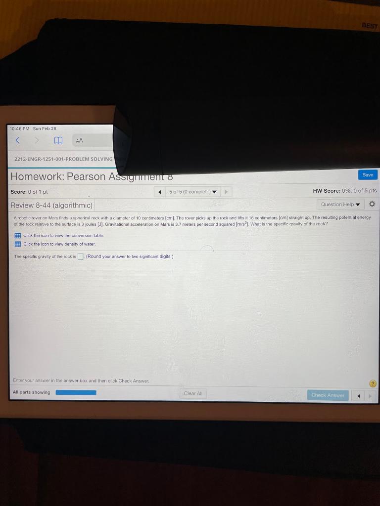 Solved BEST 10:46 PM Sun Feb 28