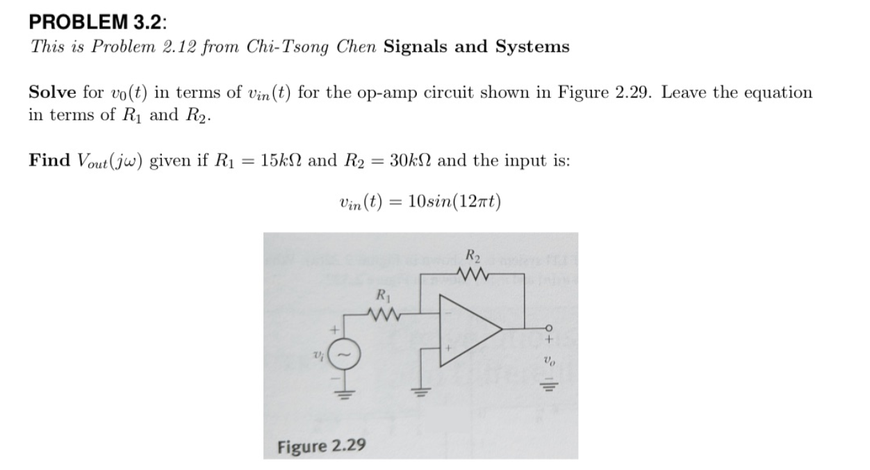 Solved Signal&Systems 3.2 - URGENT Please help :) Will like | Chegg.com