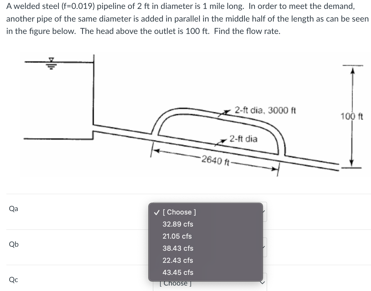 Solved The Answers For Qa Qb And Qc Have To Be One Of The 1005