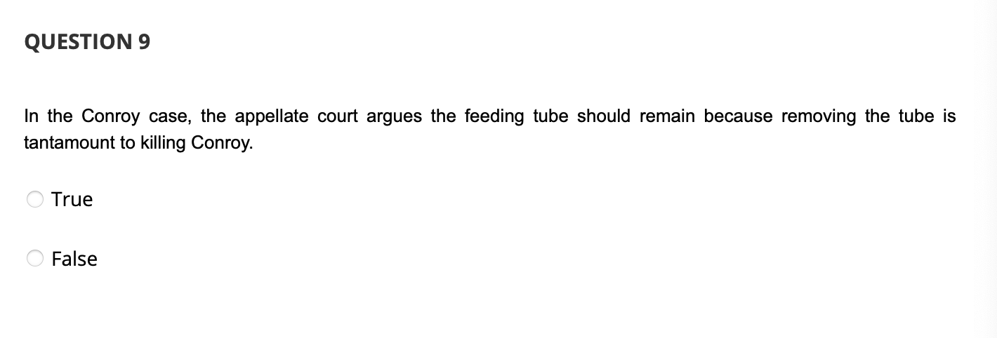In the Conroy case, the trial court argues that the | Chegg.com