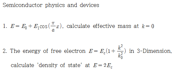 Solved Semiconductor physics and devices 1. E= Ep + E1 , | Chegg.com