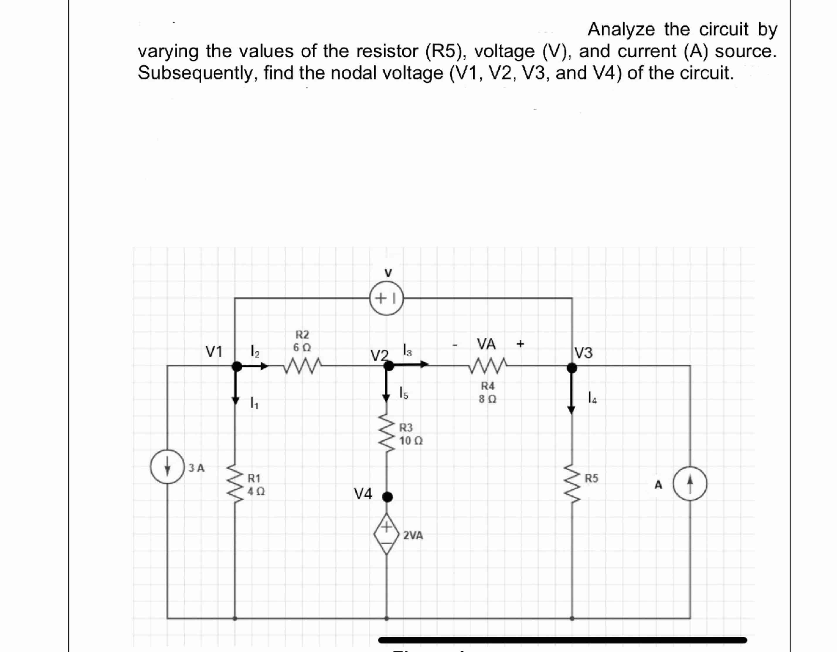 TASK 1 ﻿: Provide the equation of this circuit. TASK | Chegg.com