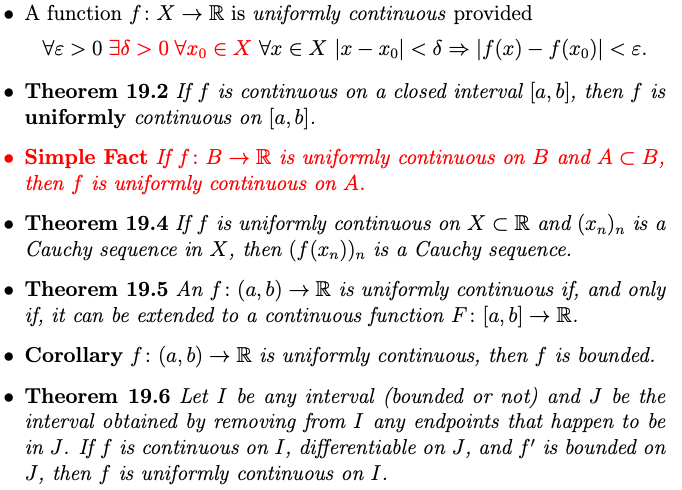 Solved Decide if a given function is uniformly continuous on | Chegg.com