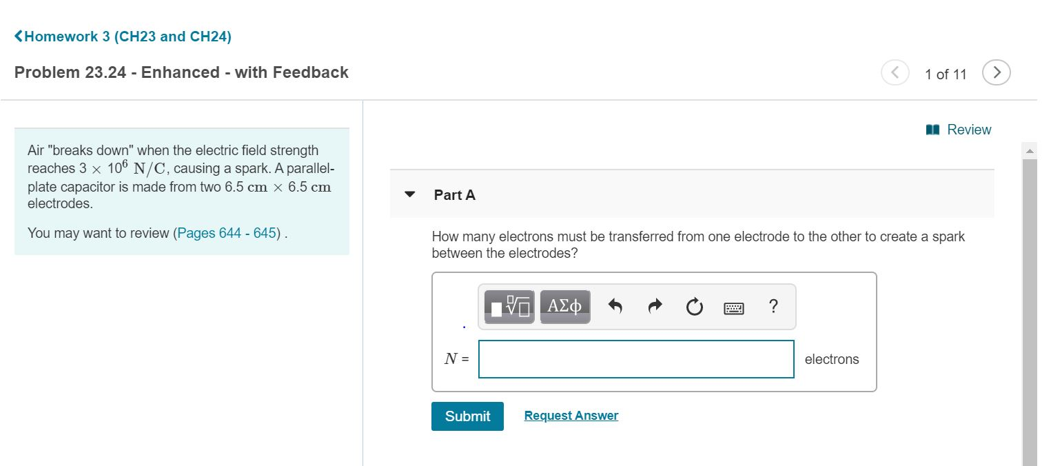 Solved Homework 3 (CH23 and CH24) Problem 23.24 - Enhanced - | Chegg.com