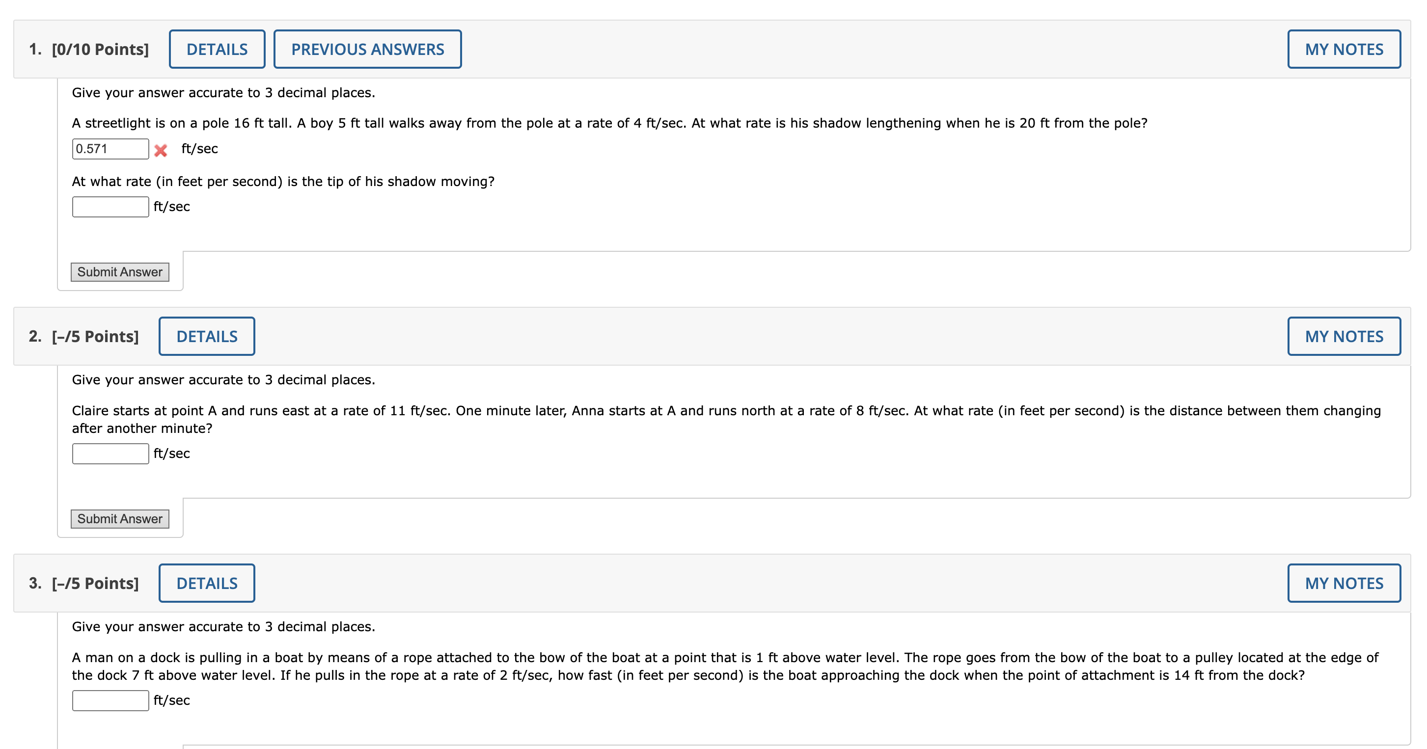 Solved Give your answer accurate to 3 decimal places. A | Chegg.com