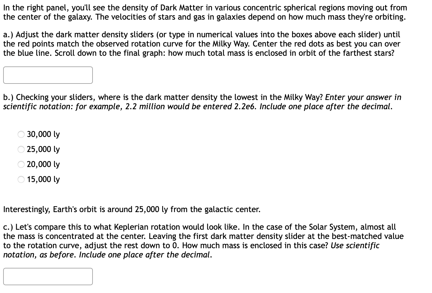In the right panel, you'll see the density of Dark | Chegg.com